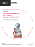 English Language AS:A Level (9093) - 2024:2026 Syllabus | PDF ...