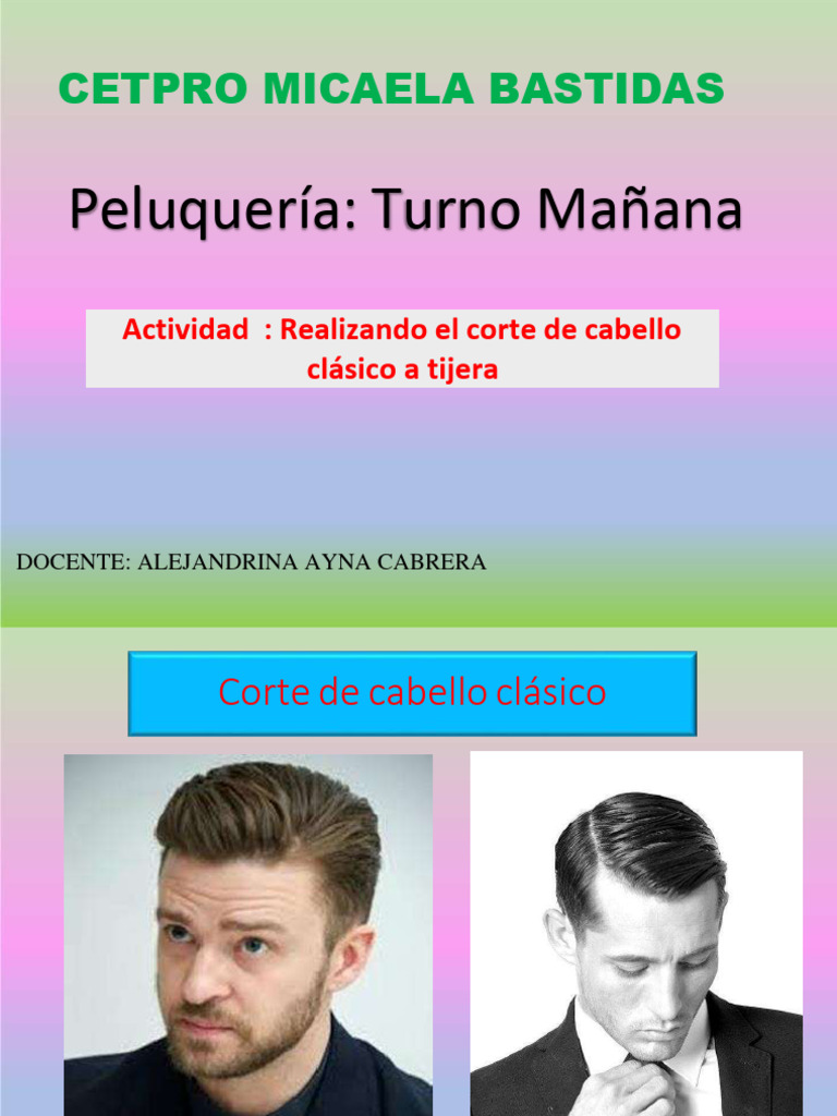 Corte Clásico de Cabello a Tijera | PDF | Hogar, jardinería y bricolaje