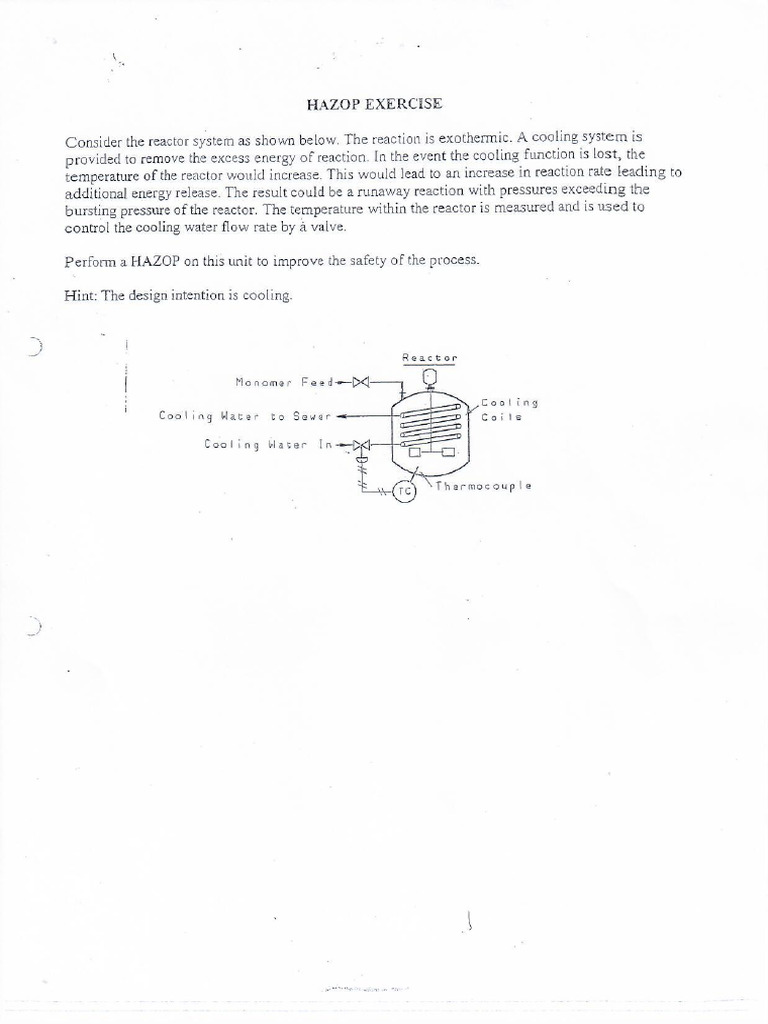 HAZOP Study Case Study | PDF