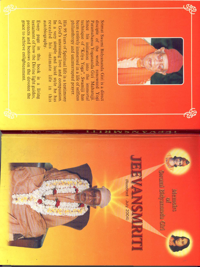 Swami Bidyanandagiri's Jeevan Smriti | PDF
