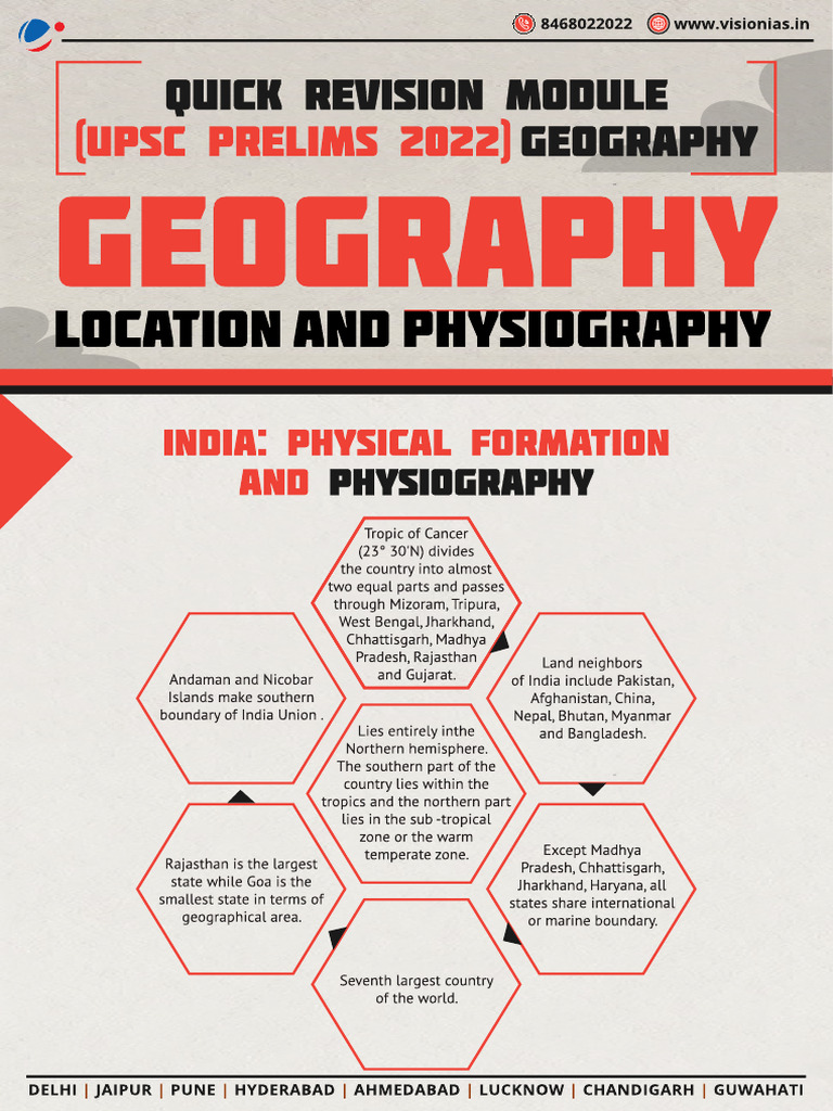 3026601716ed92d 12 Geography Location and Physiography | PDF | Earth ...