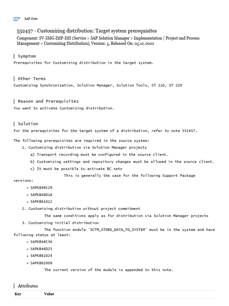 Customizing Distribution - Target System Prerequisites | PDF | Computer ...
