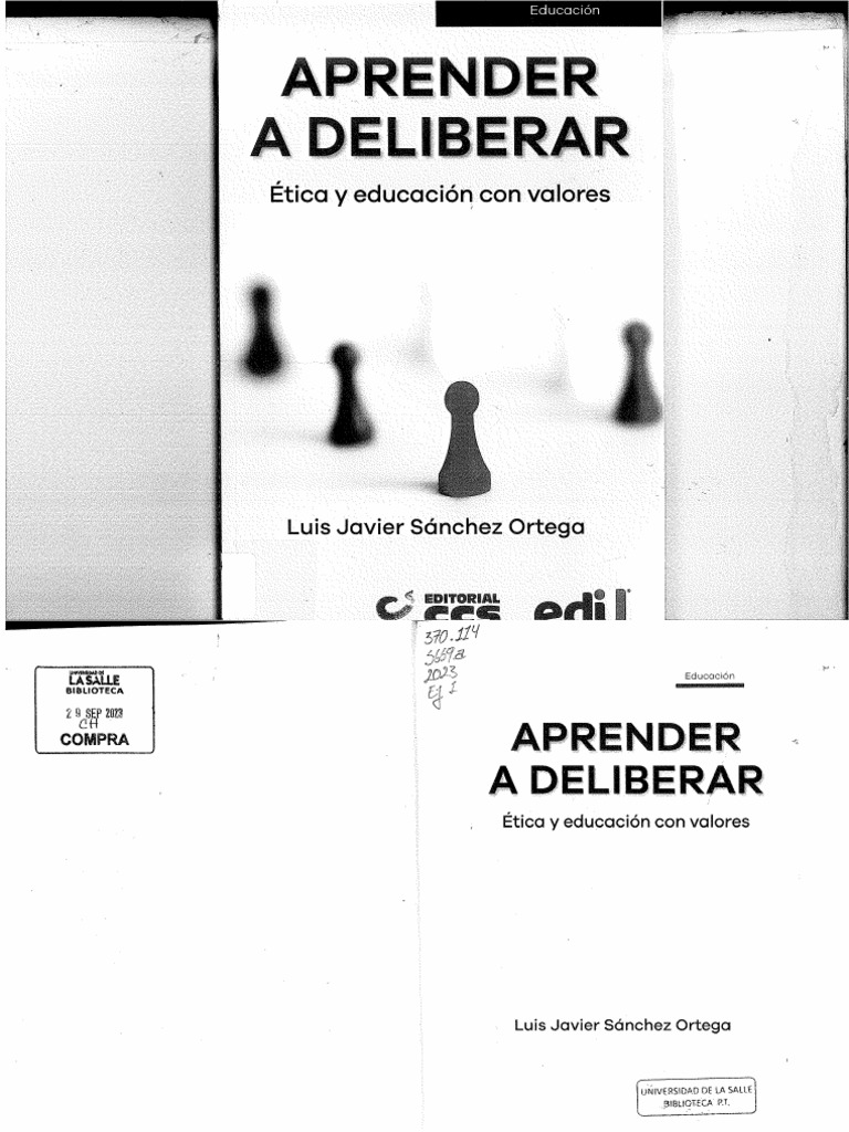 Aprender A Deliberar | PDF