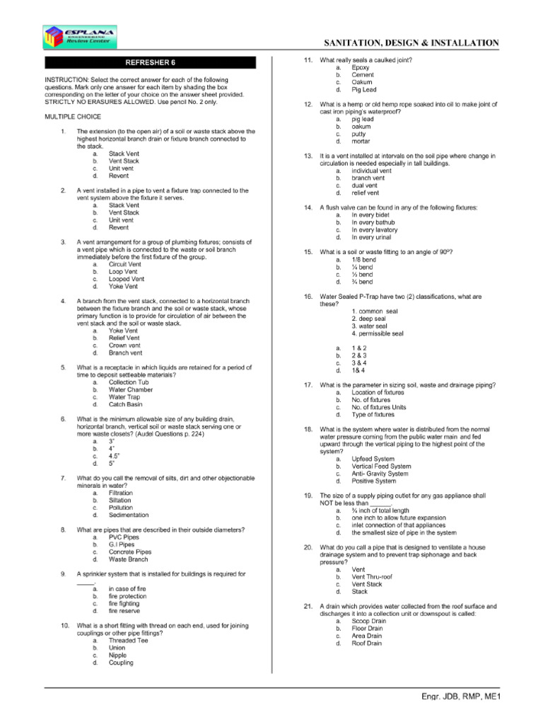 SPDI-Refresher 6 | PDF