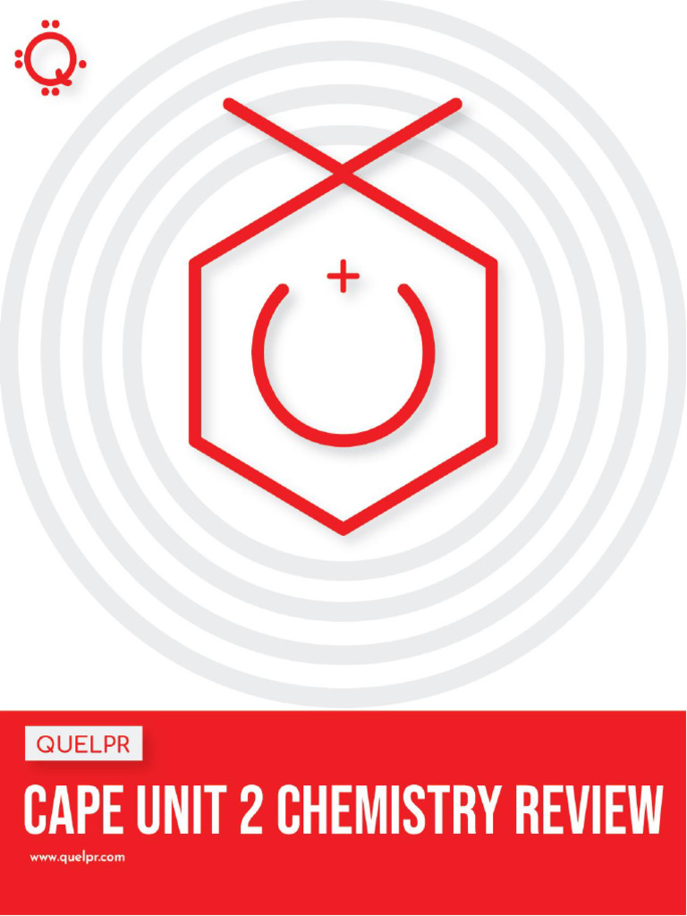 Cape Unit 2 Chemistry Review | PDF | Chemical Reactions | Ester