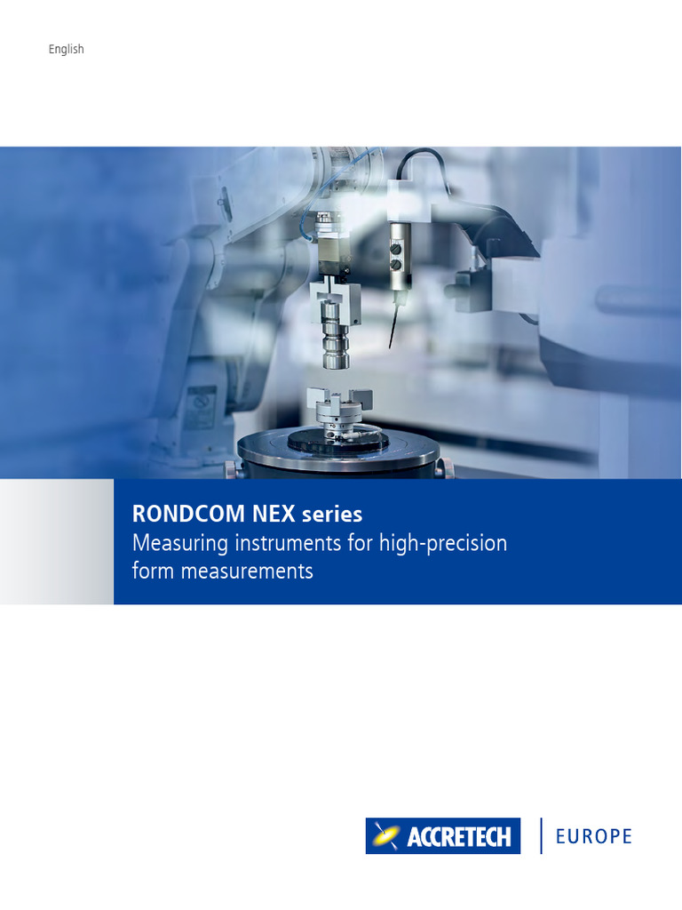 Rondcom Nex Accretech B 84 1100 en 2107 Eu | PDF | Numerical Control ...