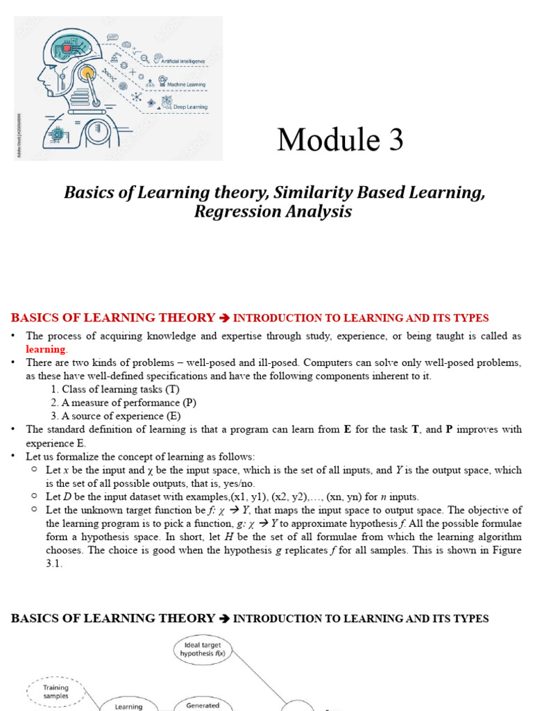 AI&ML Module 3 | PDF | Linear Regression | Errors And Residuals AI&ML Module 3 | PDF | Linear Regression | Errors And Residuals