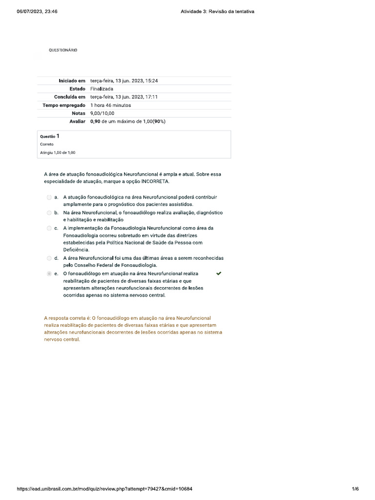 Minha Atd 3 Int. Fono. | PDF