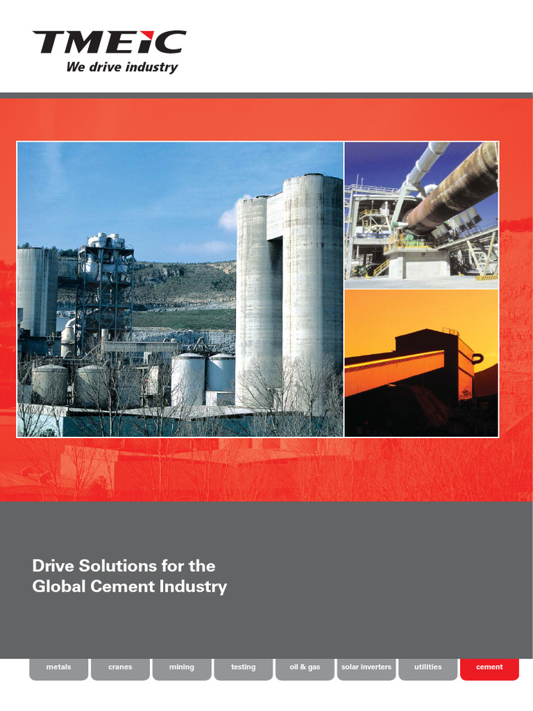 TMEIC Cement Industry Brochure - A4 | PDF | Electric Motor | Electricity