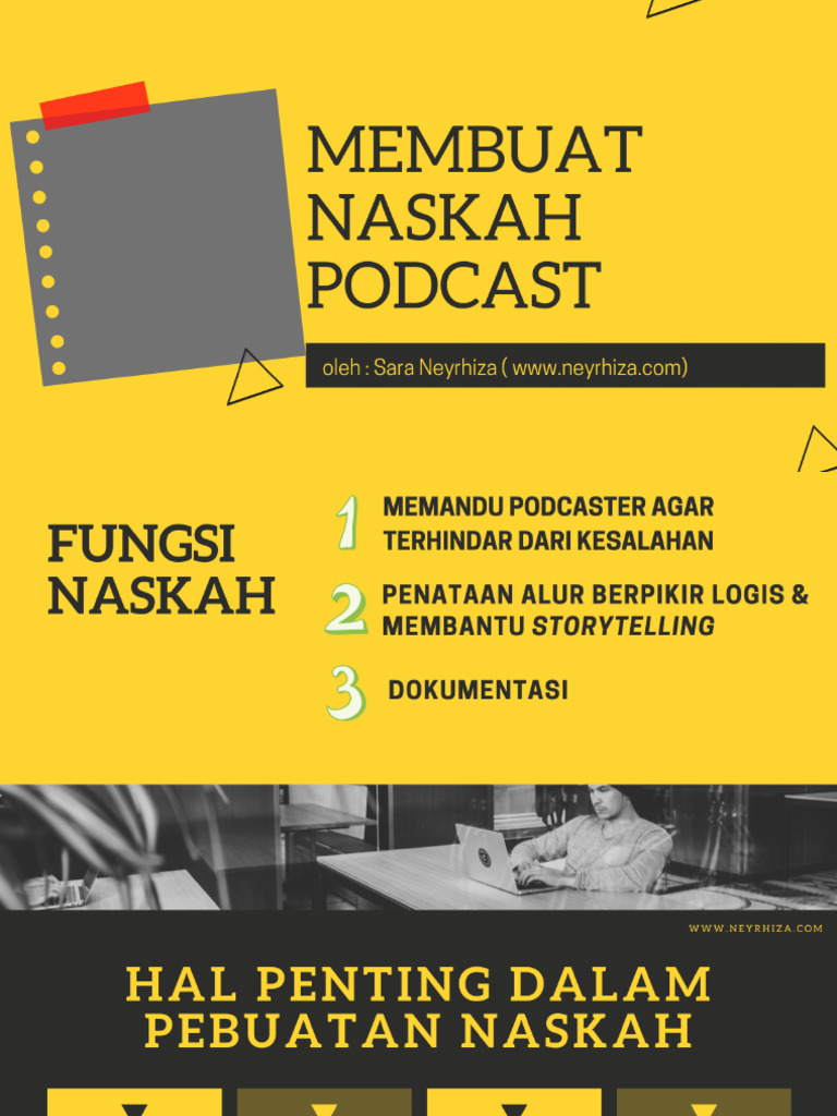 Membuat Naskah Podcast - Sara Neyrhiza | PDF