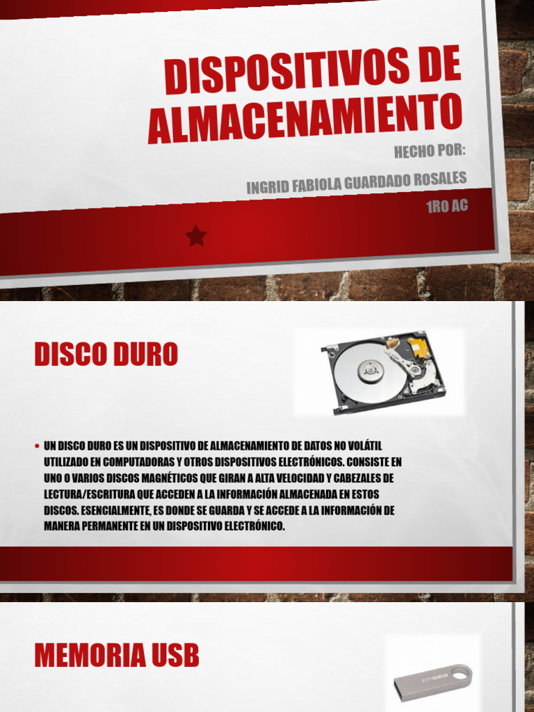 Dispositivos De Almacenamiento Pdf Almacenamiento De Datos De La Computadora Disco Compacto