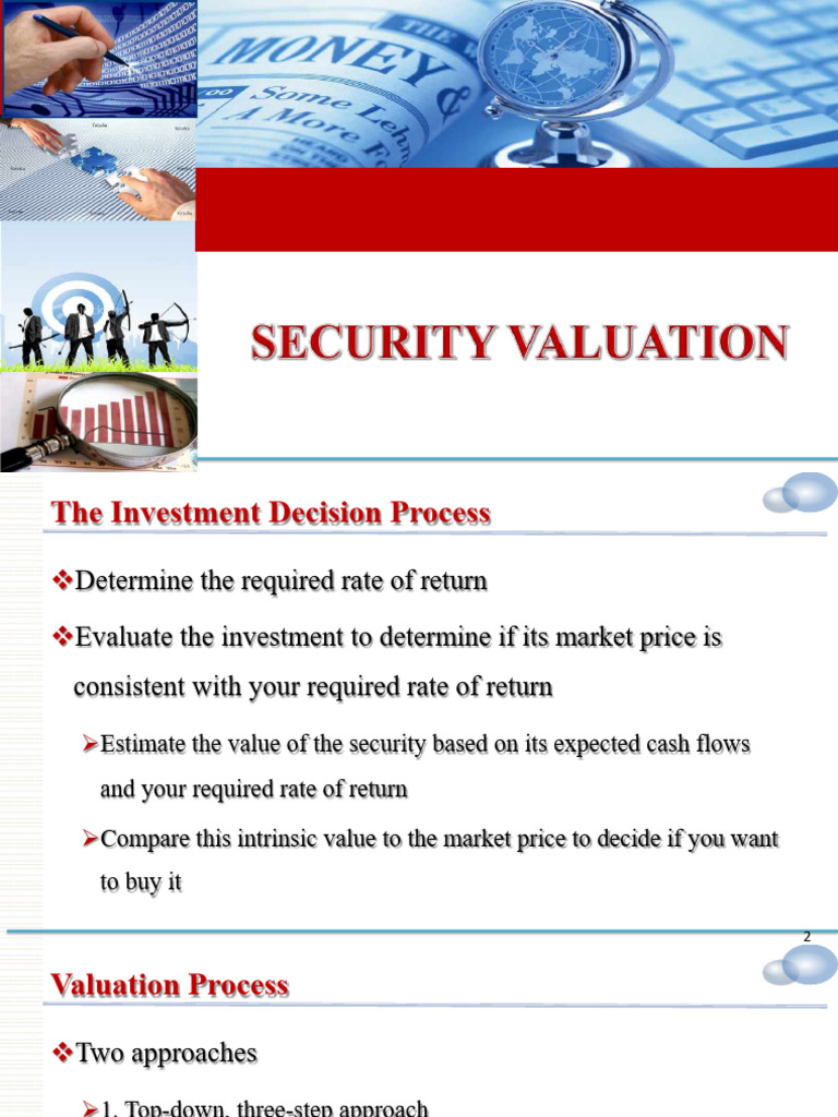 Chapter 2 - Security Valuation | PDF | Bonds (Finance) | Valuation ...