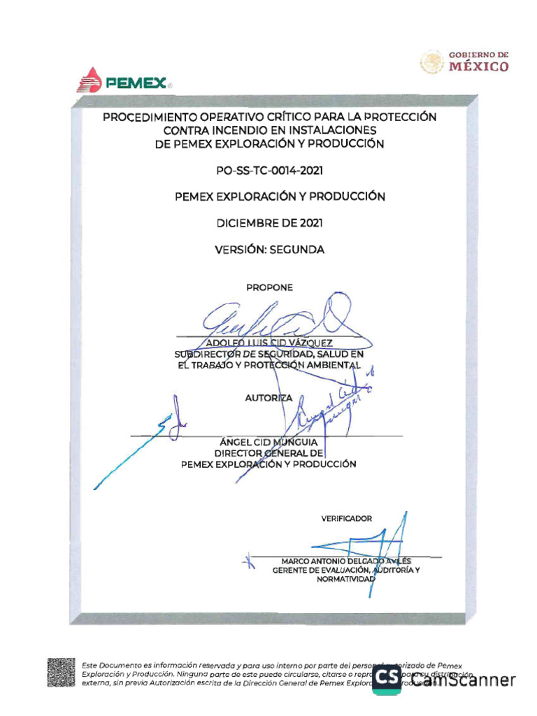 PO-SS-TC-0014-2021 Contraincendio(1) | PDF