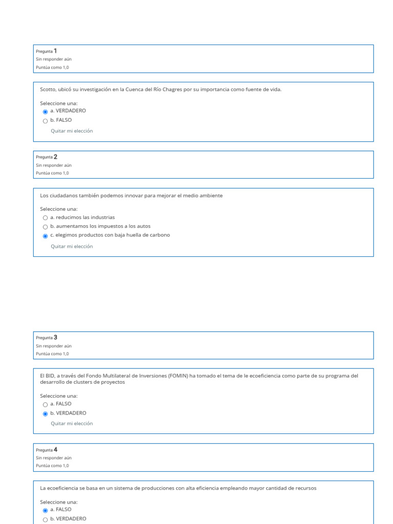 Parcial #7 EA - 90 | PDF | Desarrollo sostenible | Economía y medio ...