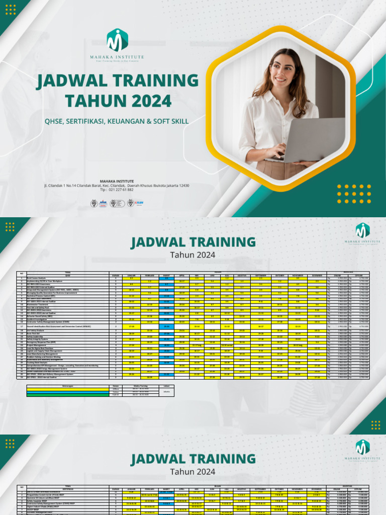 Jadwal 2024-Mahaka Institute | PDF | Microsoft Excel | Basel Iii