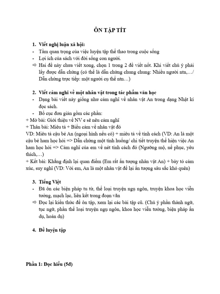 Luyện Tập Tít | PDF