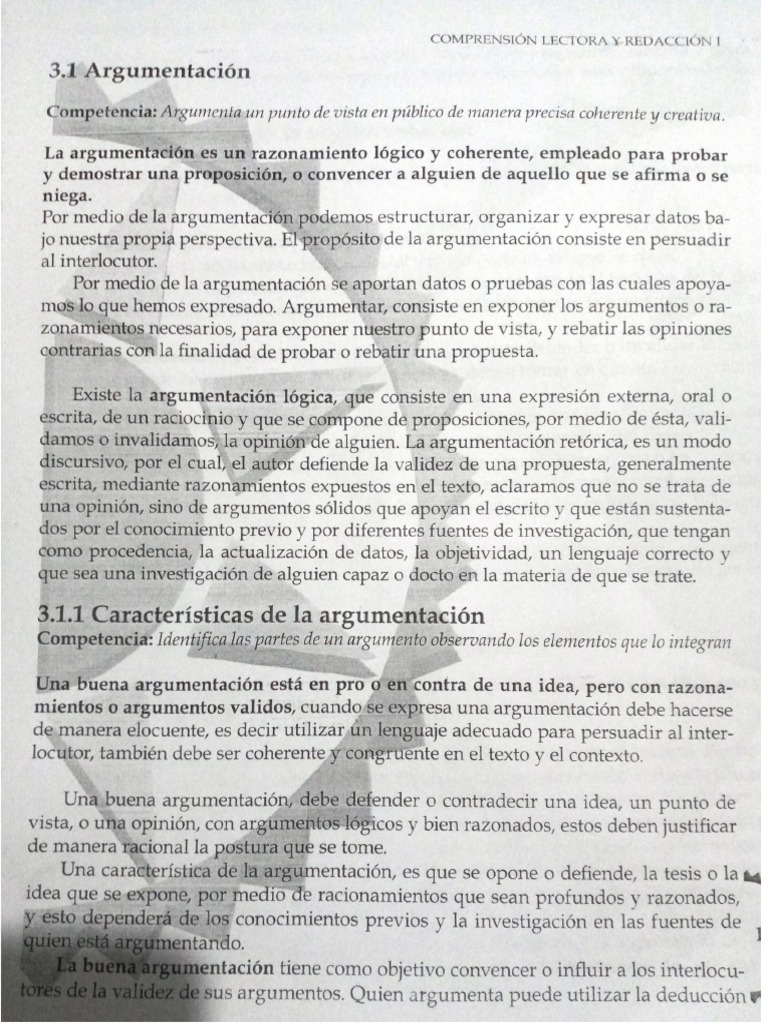 Argumentacion | PDF
