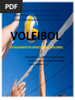 Tipos de Toques en Voleibol | PDF | Vóleibol | Deportes