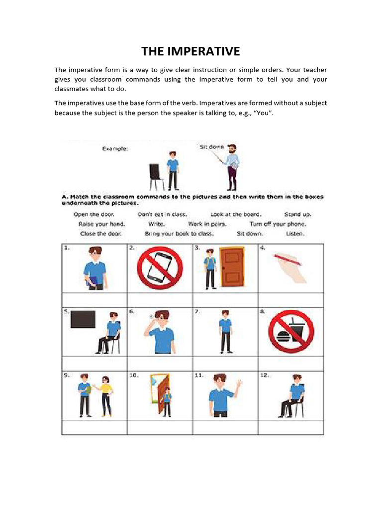 The Imperative | PDF