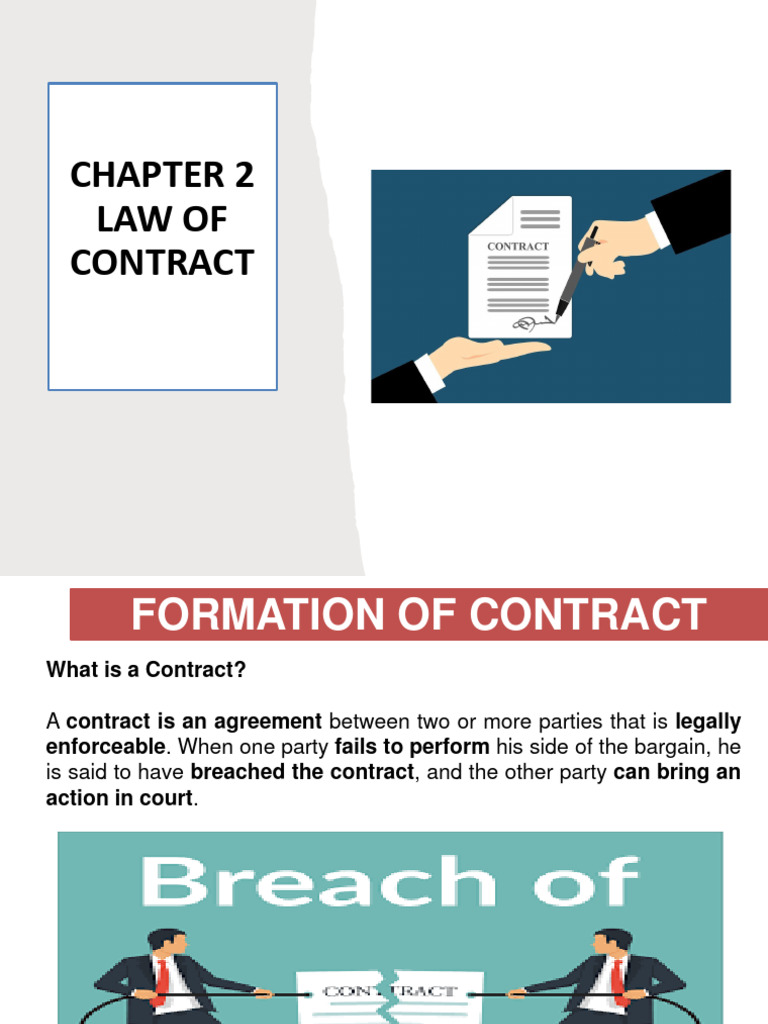 CHAPTER 2 - Part 1 (LECTURE) | PDF | Offer And Acceptance | Consent