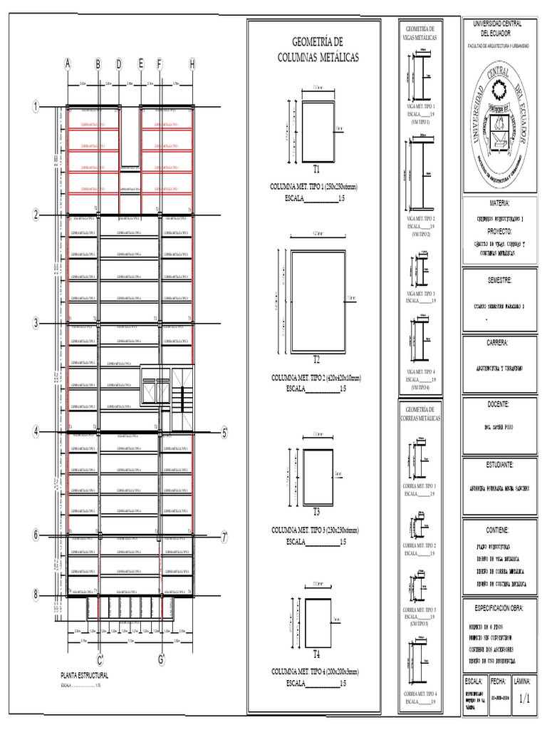 PLANO ESTRUCTURAL | PDF