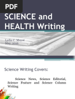 Science News Writing | PDF | News | Journalism