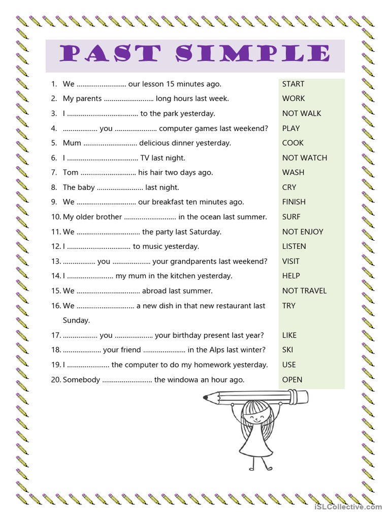 Past Simple Regular Verbs | PDF