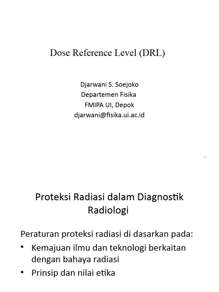 Prof Djar - DRL Presentasi 14 Nov 2016 | PDF
