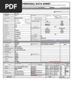 Pds Sample Fill Up | PDF | Government