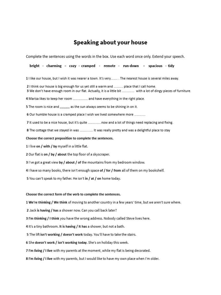 Speaking House | PDF