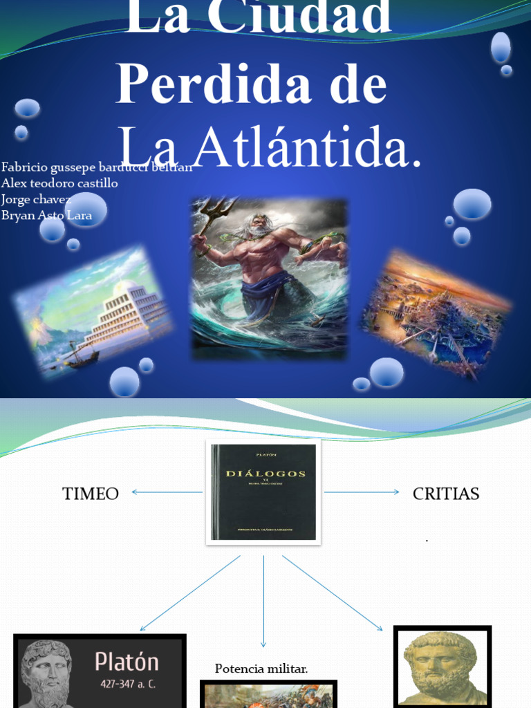 Mitos y Ubicación de la Atlántida | PDF | Atlantis | Platón