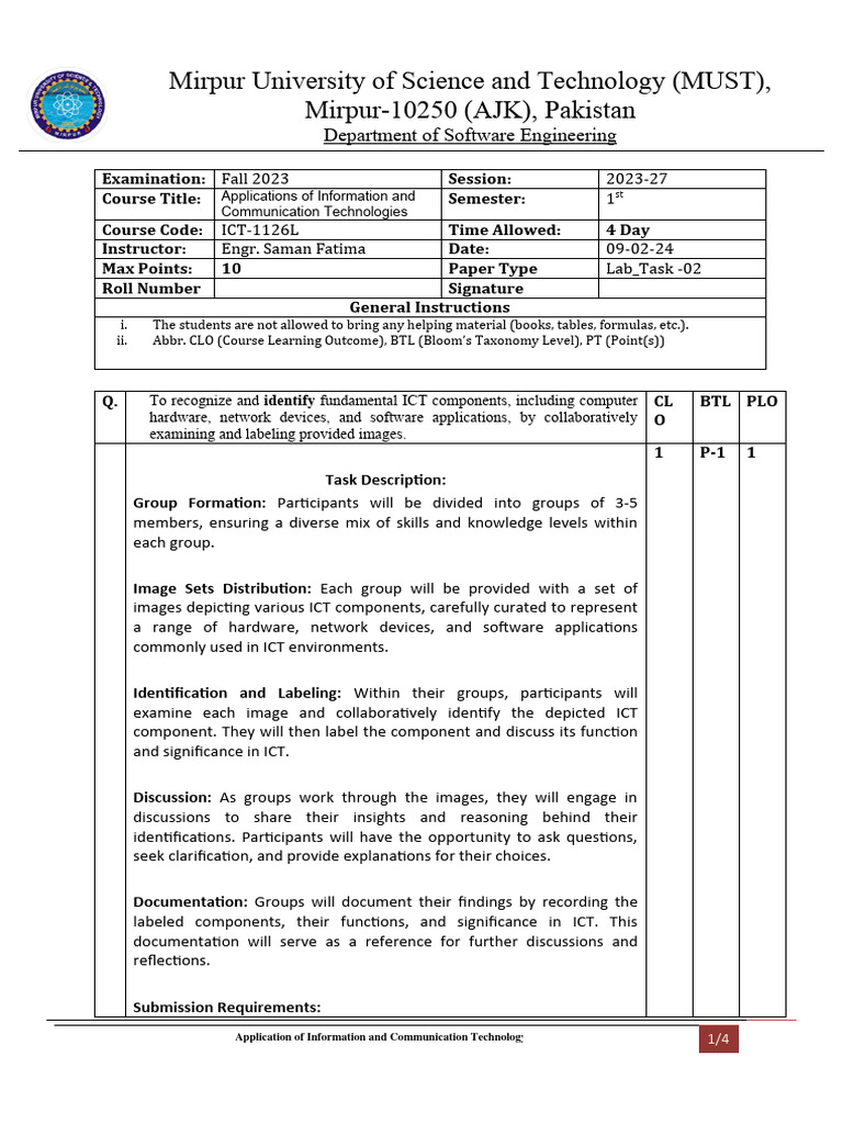 Task 2 CLO 1 | Download Free PDF | Educational Technology | Computing