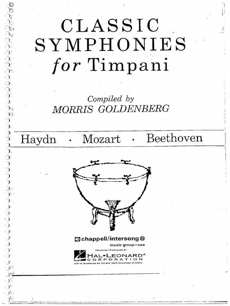 Classic Symphonies For Timpani | PDF