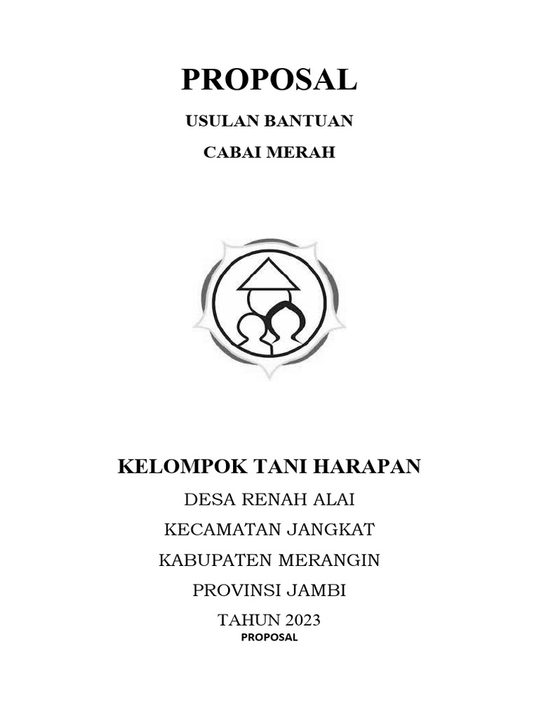 Proposal Bantuan Cabai Merah | PDF