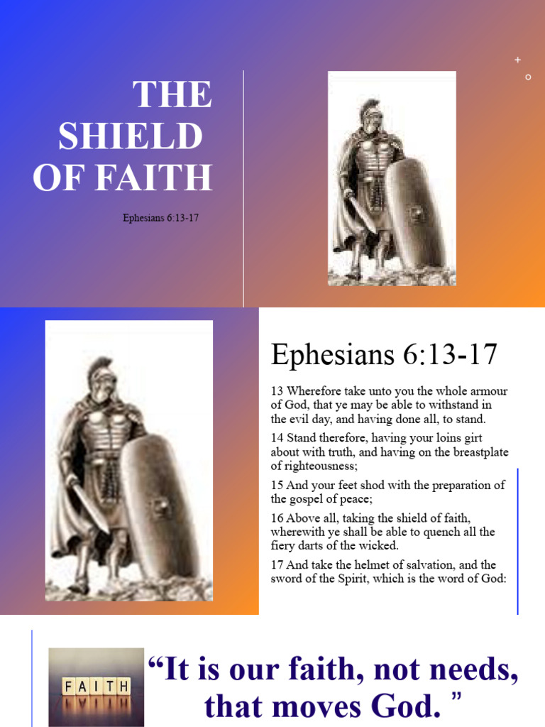 Putting On The Shield of Faith | PDF | Satan | Grace In Christianity