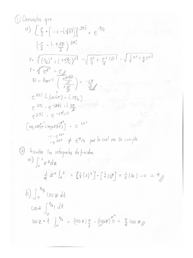 Examen 3 Variable Compleja | PDF