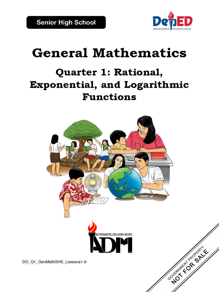 Adm Q1 Shs Generalmathematicsv3 Pdf Function Mathematics Equations 9597