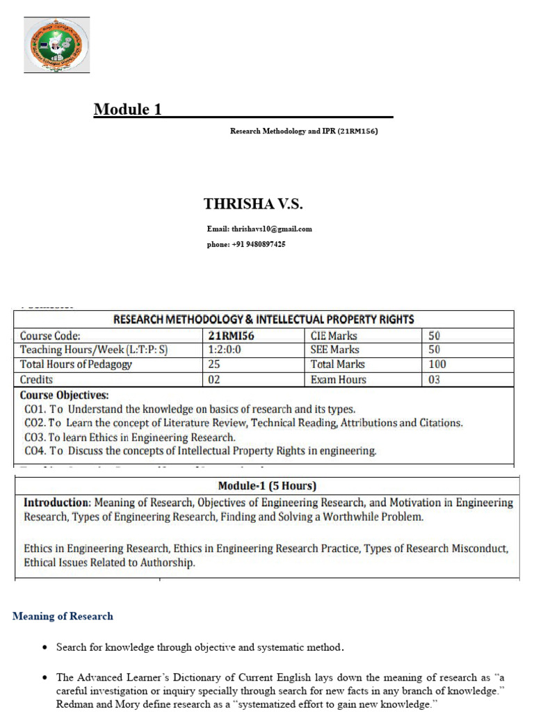 RM PPT1 | PDF | Methodology | Scientific Method