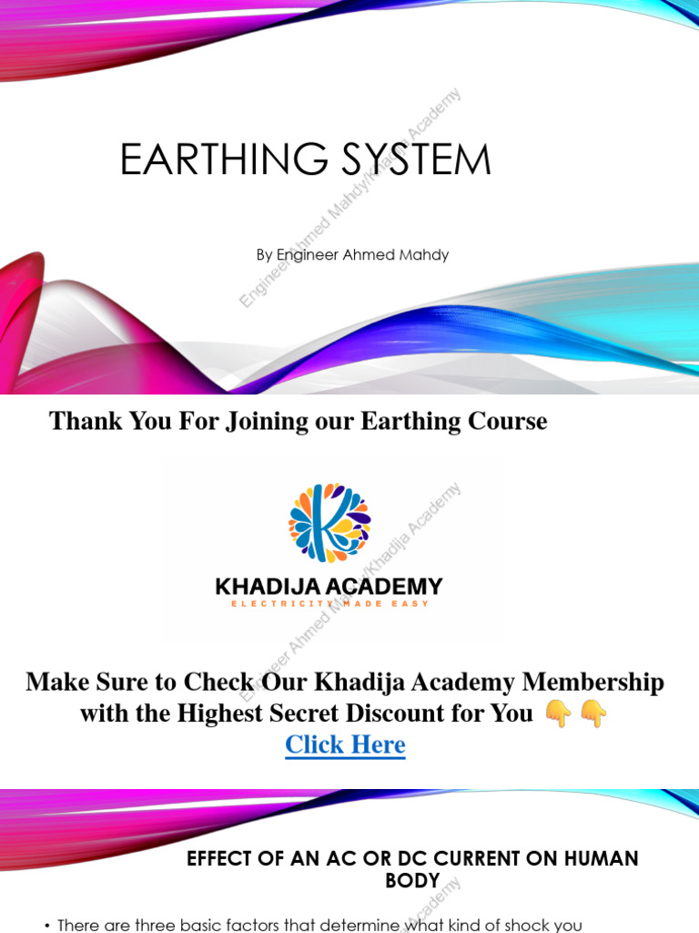 Earthing System | PDF | Electrical Resistivity And Conductivity | Materials
