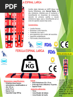 Camilla Rigida de Emergencia e Inmovilizador | PDF