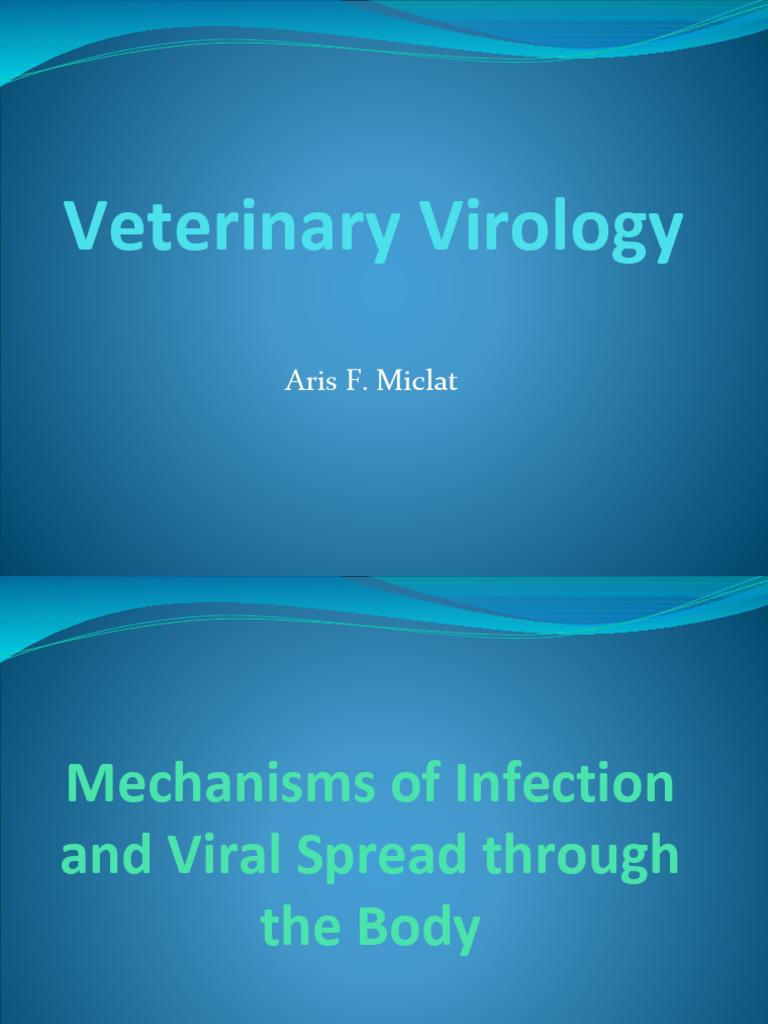 Veterinary Virology (Lecture 5) | PDF | Epithelium | Lymphatic System