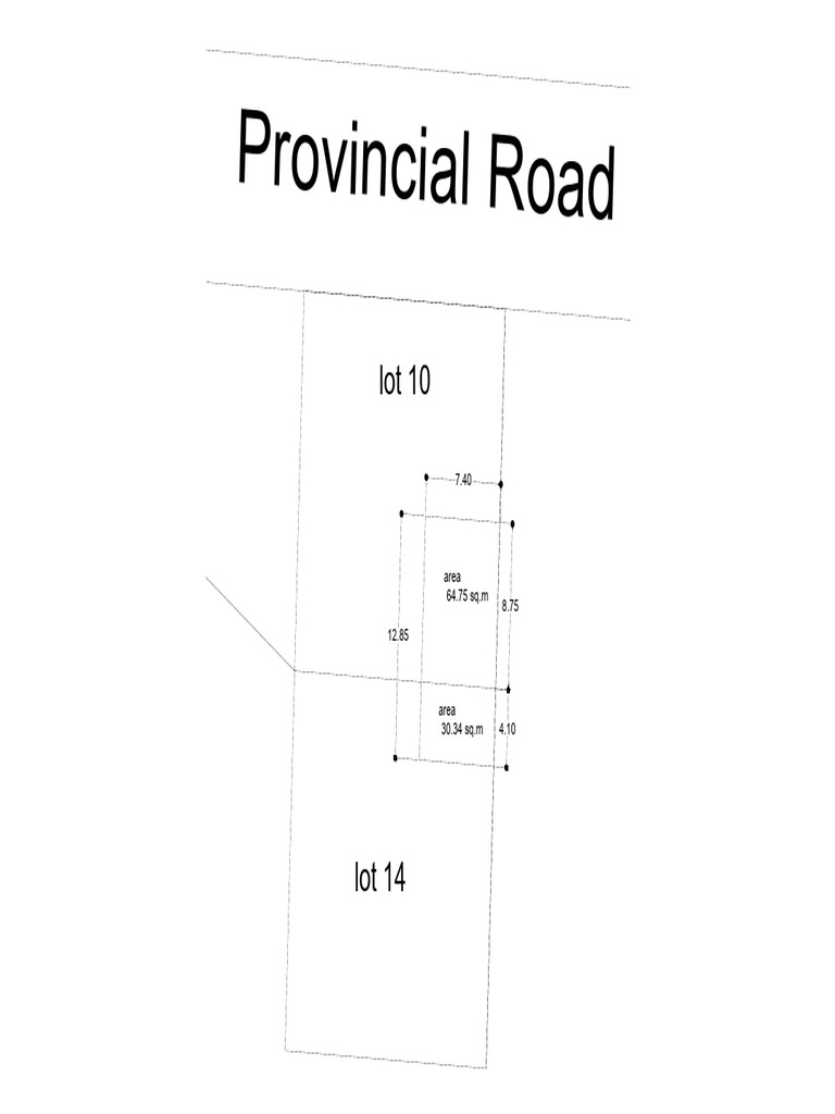 Provincial Road Lot Area Details | PDF