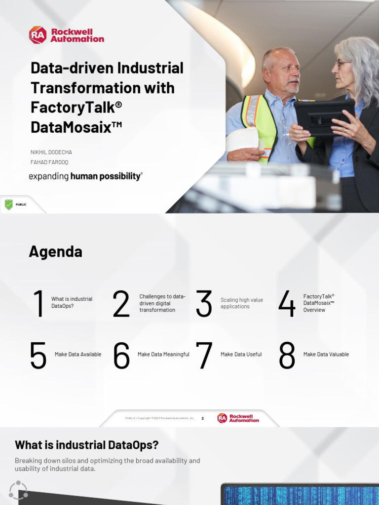 Data Driven Indust Transformation With FactoryTalk DataMosaix Feb 2024 ...