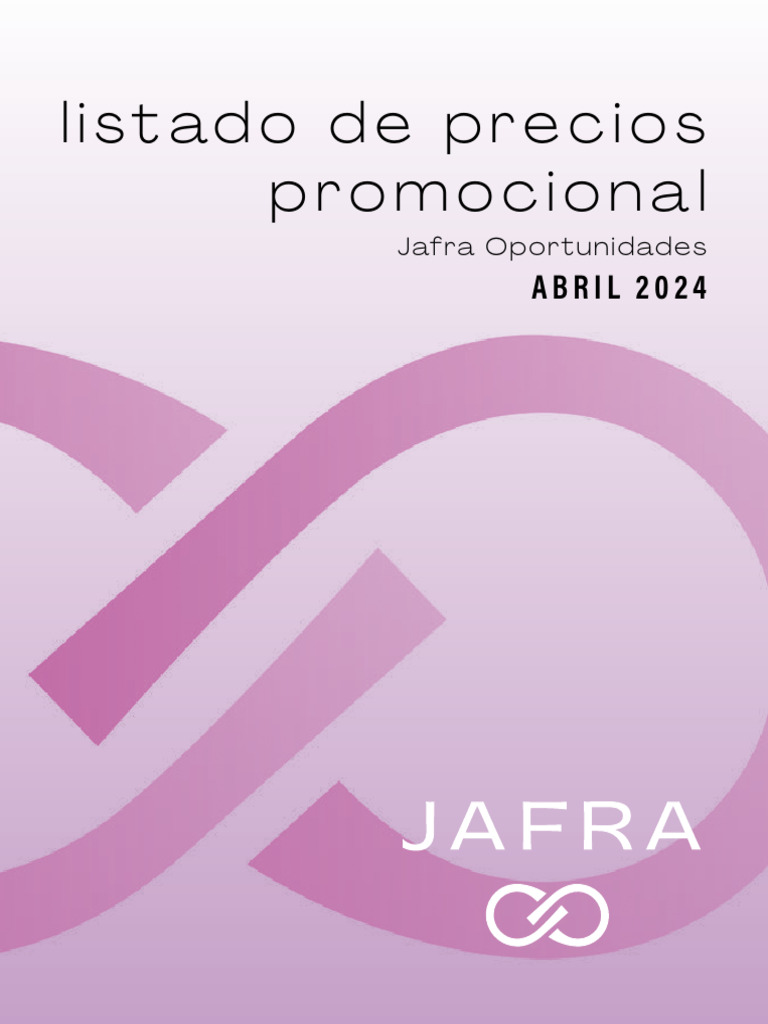 Precios y Promociones Jafra Abril 2024 | PDF | Productos cosméticos ...