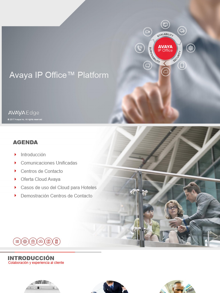Plataforma Completa Ip Office | PDF | Computación en la nube | Respuesta de Voz Interactiva