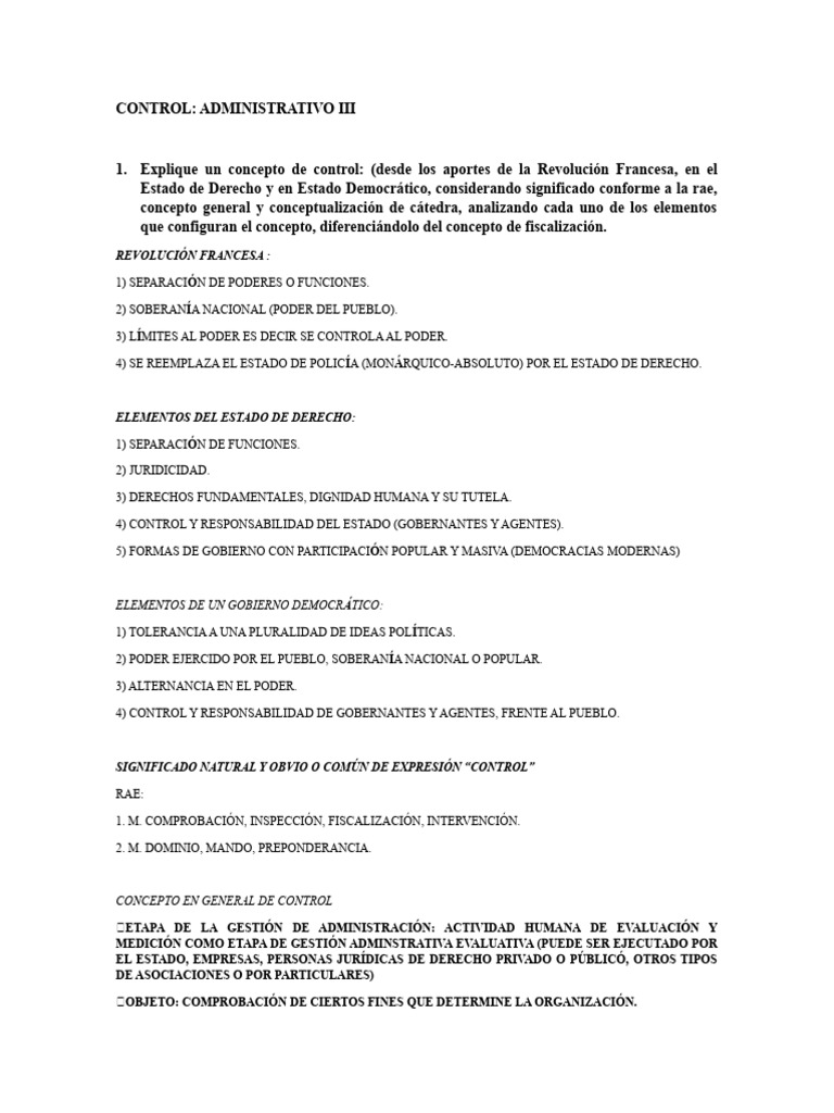 Control Adm Iii | PDF | Estado (política) | Justicia