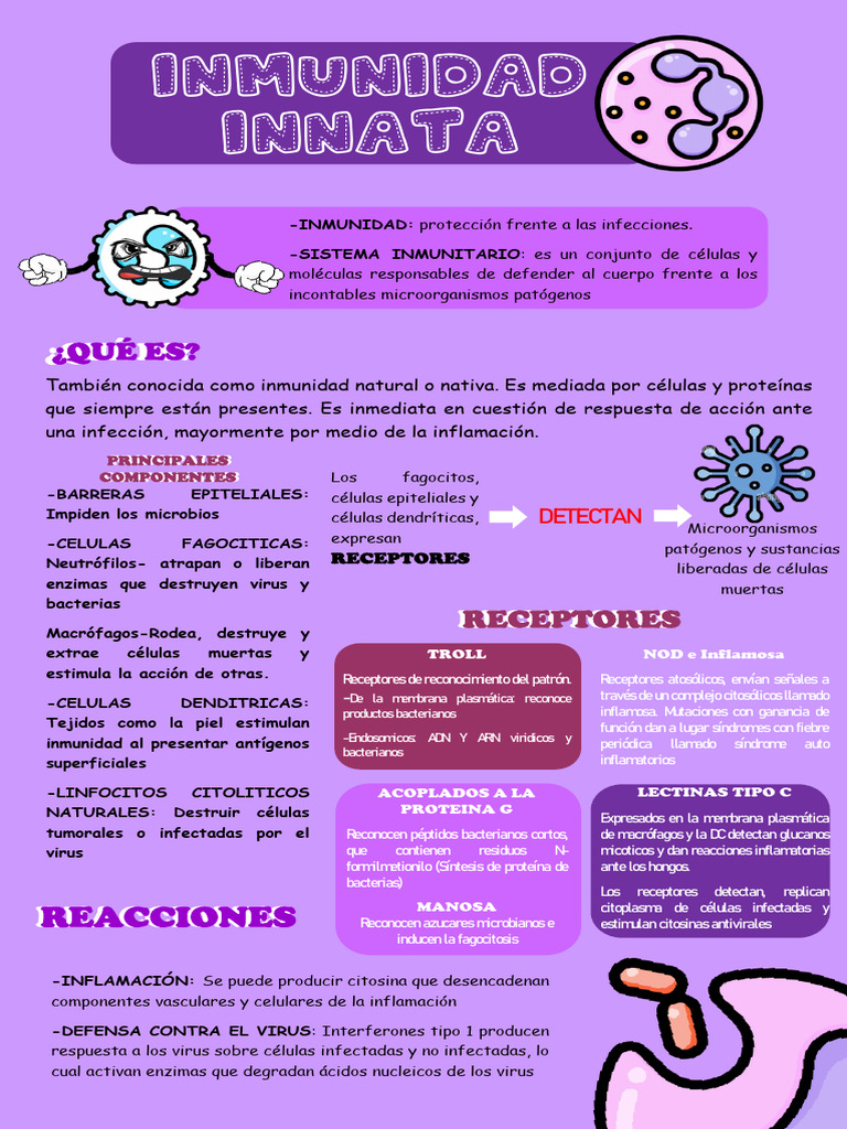 Infografia 1 | PDF | Sistema inmune | Sistema inmune innato