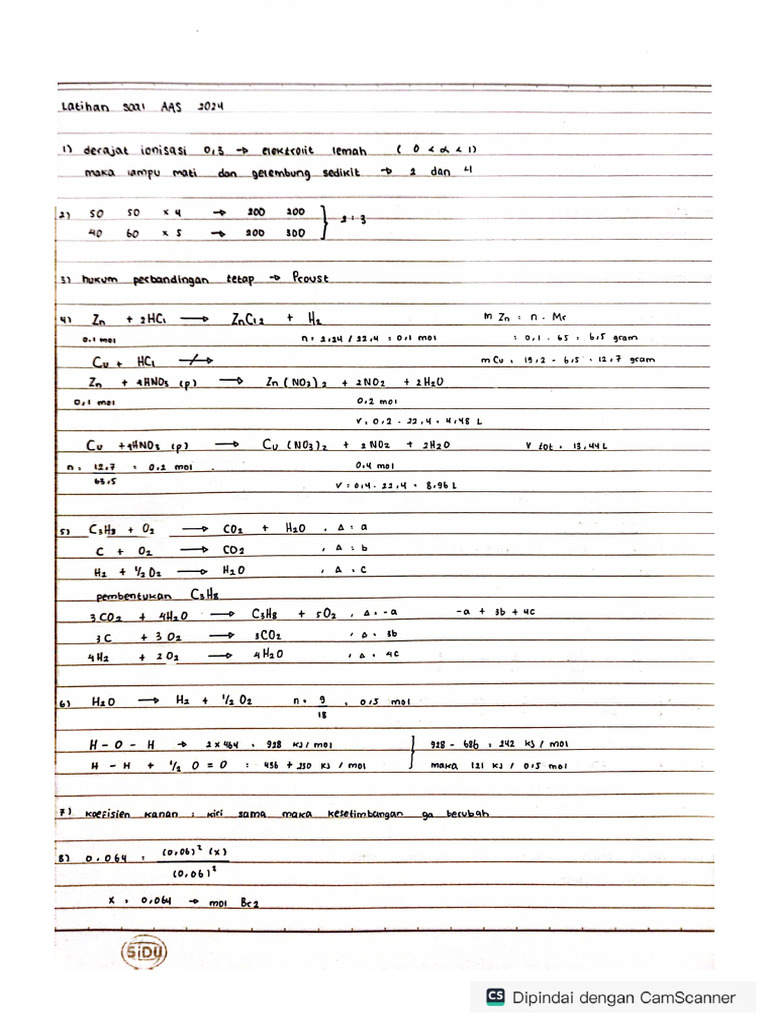 30 Idk, Soal Pra Aas | PDF