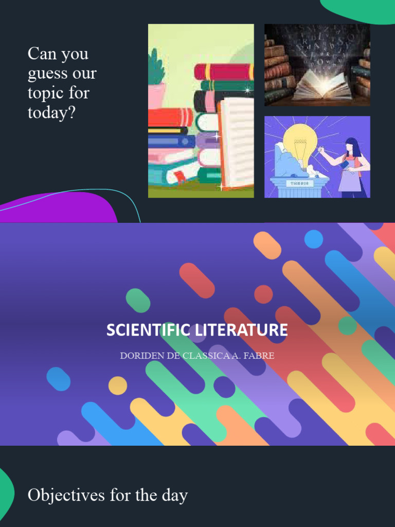 Scientific Literature | PDF | Information | Science