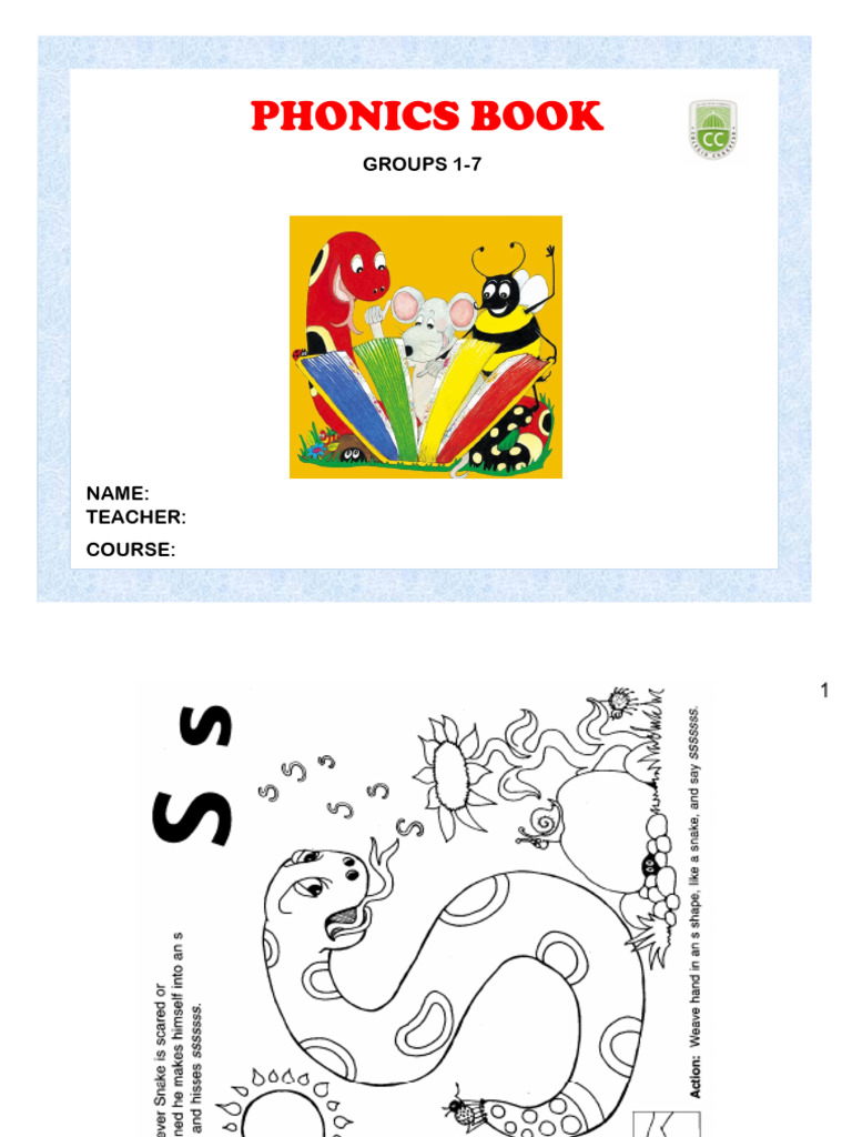 Phonics Book for Groups 1-7 | PDF | Games & Activities | Home & Garden
